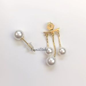 Madewell | Jewelry | New Madewell 925 Sterling Silver Cultured Pearl Earring Jackets | Poshmark
